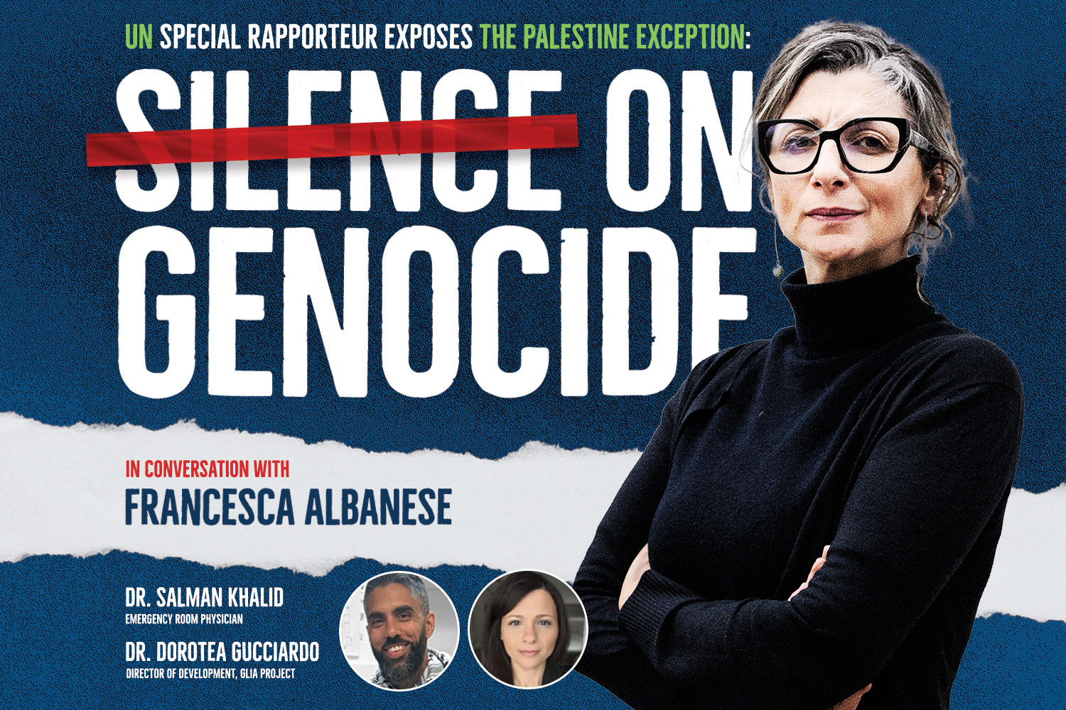 Silence on Genocide: In Conversation with Francesca Albanese I ...